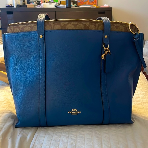 Coach | Bags | Coach May Tote With Signature Canvas Detail | Poshmark